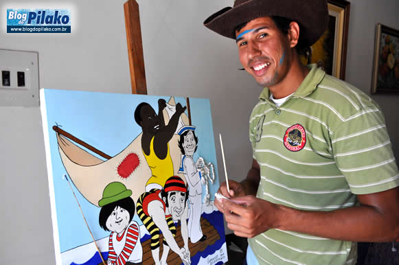 Bad Léo com Renato Aragão no Rio de janeiro | Blog do Pilako